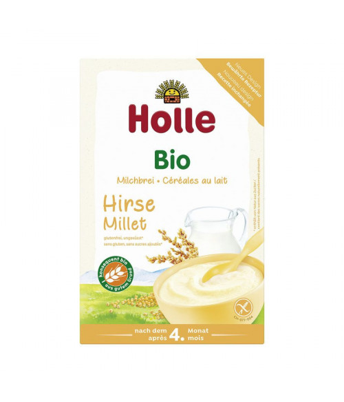 Holle Organic Baby Millet Cereal Porridge - Hirse Millet 250g (8,82oz ...